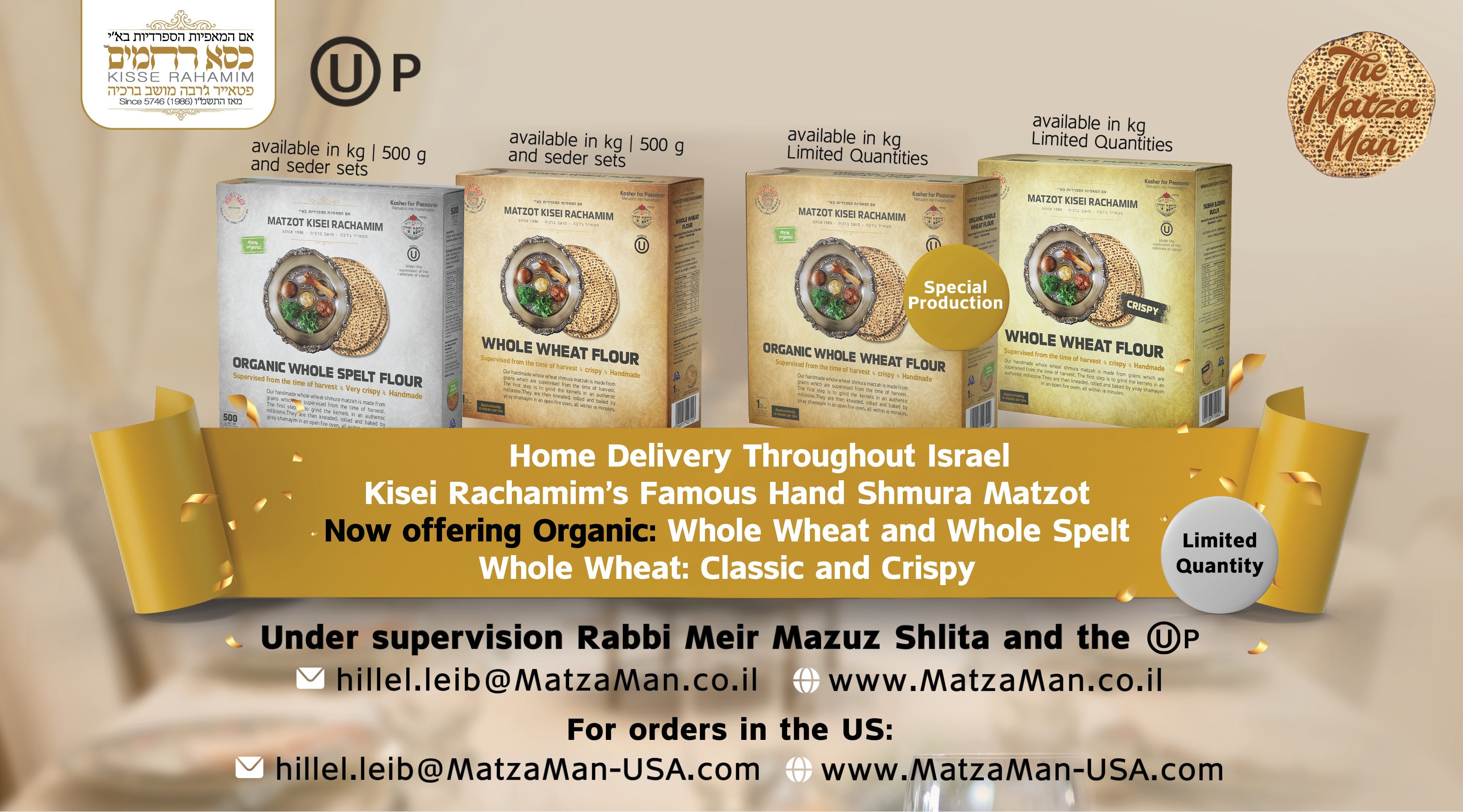 Kisei Rachamim – Matzaman USA